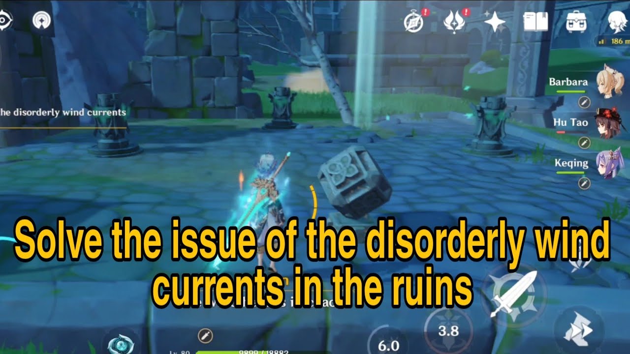 Solve the issue of the disorderly wind currents in the ruins |genshin ...