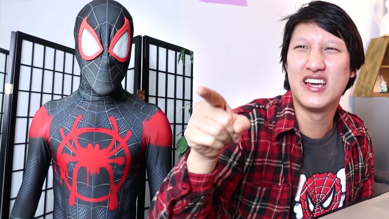 Miles Morales Makes Me Watch Spider Man Into The Spider Verse - IN REAL ...