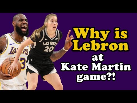 🚨Fans Are Saying NBA LeBron James Came To Aces Game To See Kate Money ...