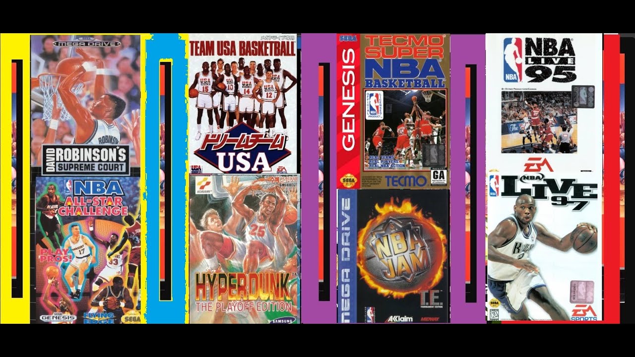 Live Sega Genesis/Megadrive : Special BasketBall / Nba - All Stars Game ...