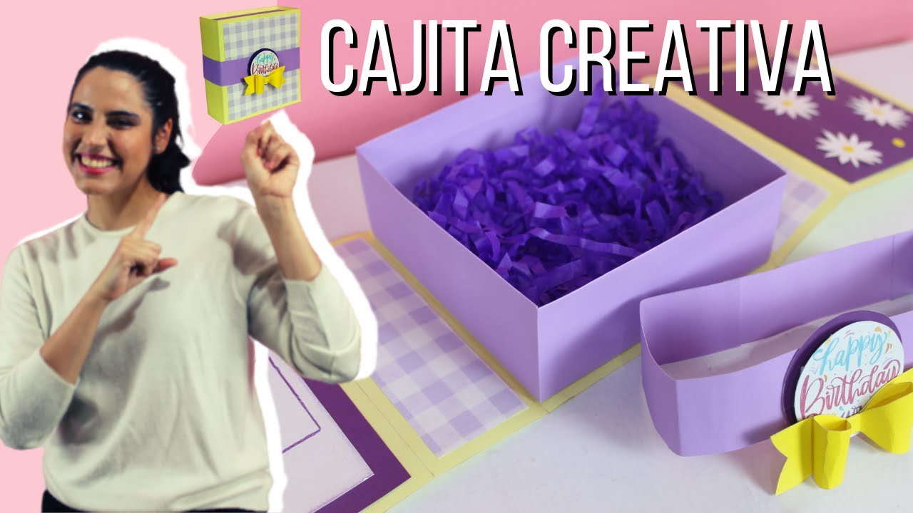 COMO HACER Una Caja Creativa / Tarjeta Creativa 😍 - YouTube