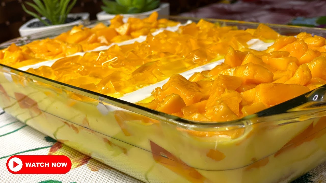 Mango dessert recipe || mango sweet dish by multiple things with Riya ...