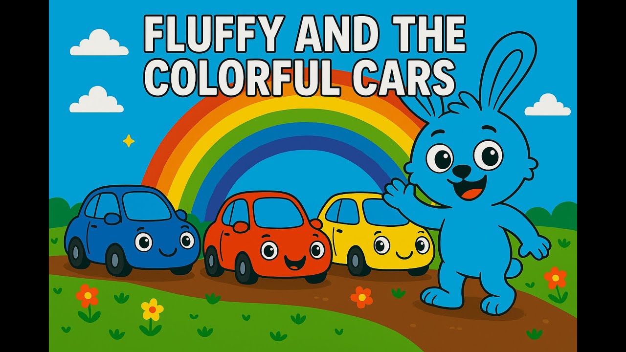 Learn Colors with Fluffy’s Cars 🌈🚙 | Kids Song & Dance - YouTube