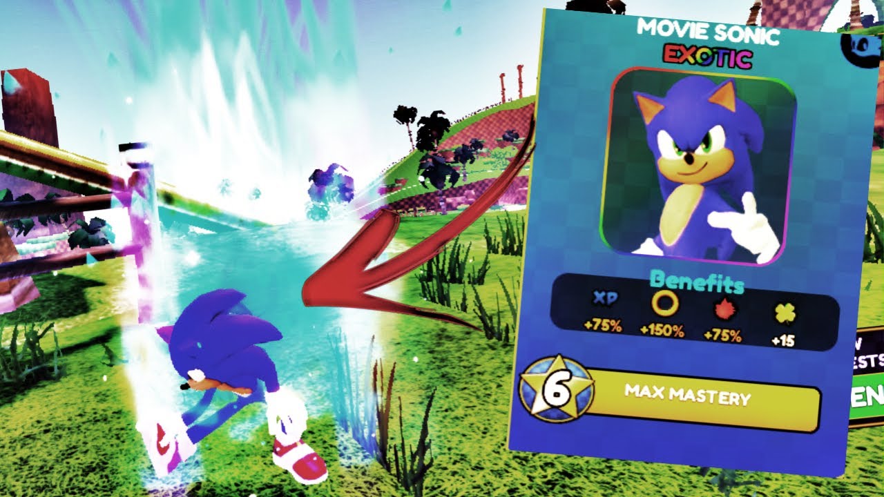 6 STAR MOVIE SONIC SHOWCASE IN SSS [SONIC SPEED SIMULATOR] ROBLOX | 6 STAR SKIN SC [THE_ENDGAMER ...