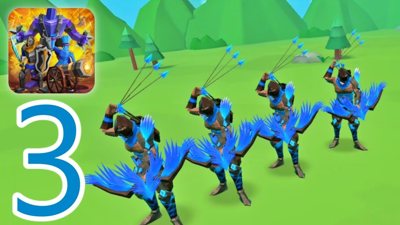 Epic Battle Simulator 2 - Gameplay Part 3 (Android) Archer Characters ...