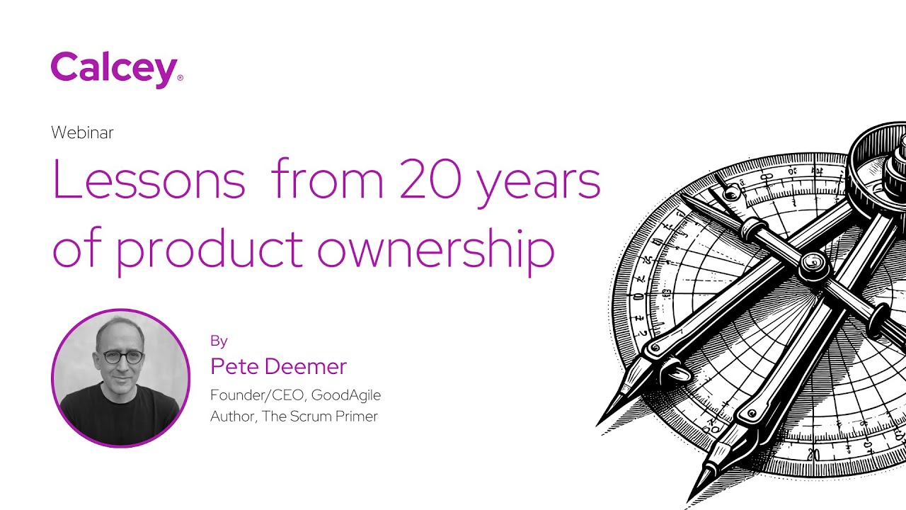 Lessons from 20 years of product ownership by Pete Deemer - YouTube
