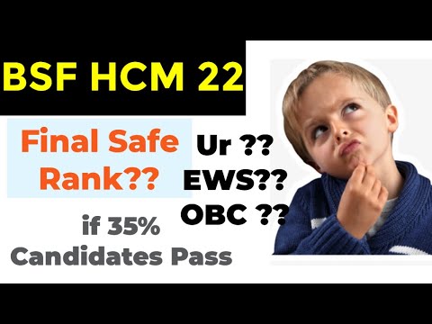 BSF HCM SAFE RANK For Final Selection 2022 #bsfhcm #bsfhcm2022 # ...