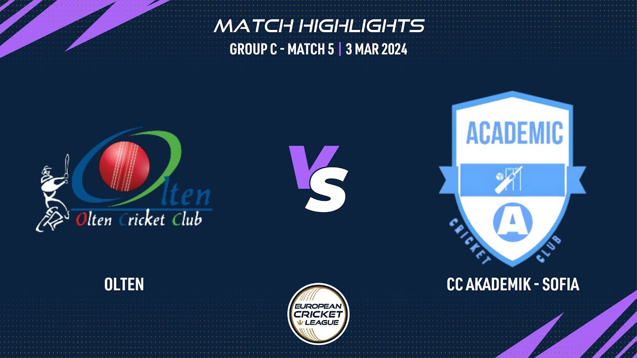 Group C, Match 5 - OLT vs CCAS | Highlights |European Cricket League 2024| 3 March 2024 | ECL24 ...
