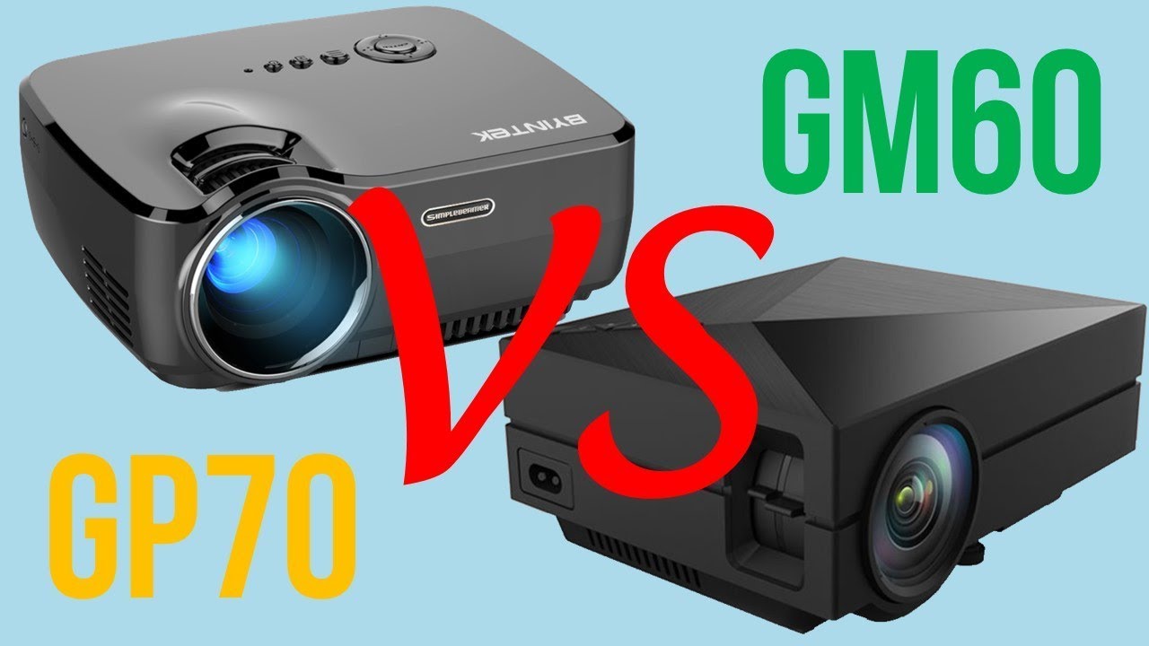 БИТВА ЛУЧШИХ ДЕВАЙСОВ до 100$ Проектор GP70 versus GM60 - YouTube