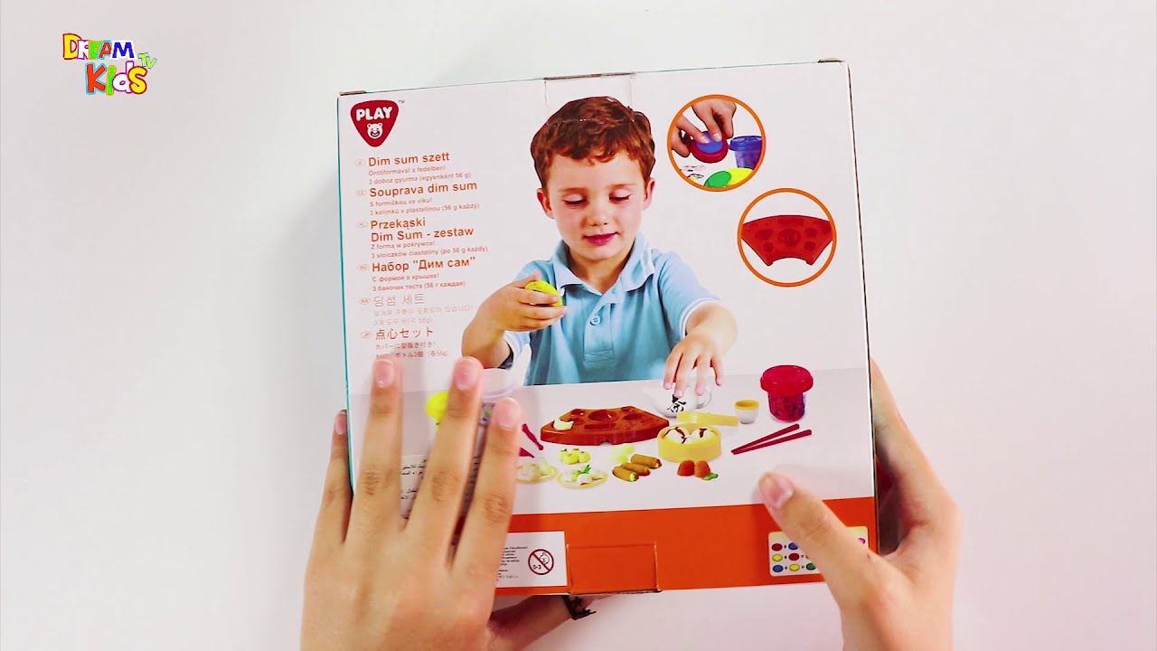 How To Make Cute Play Doh Dim Sum | Fun & Easy DIY Play Dough Arts and ...