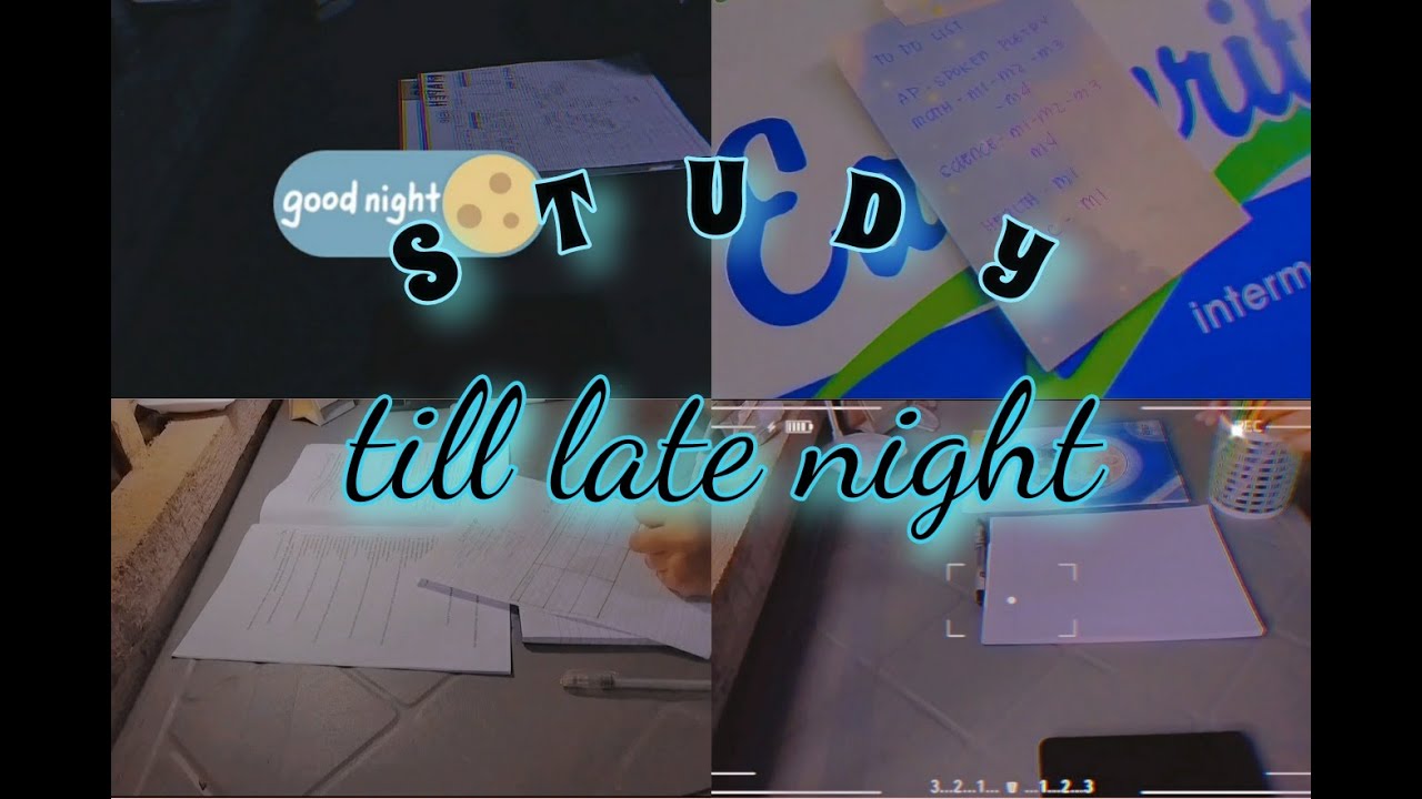 Study With Me #02 Till night//I Finished My Module This Time. - YouTube