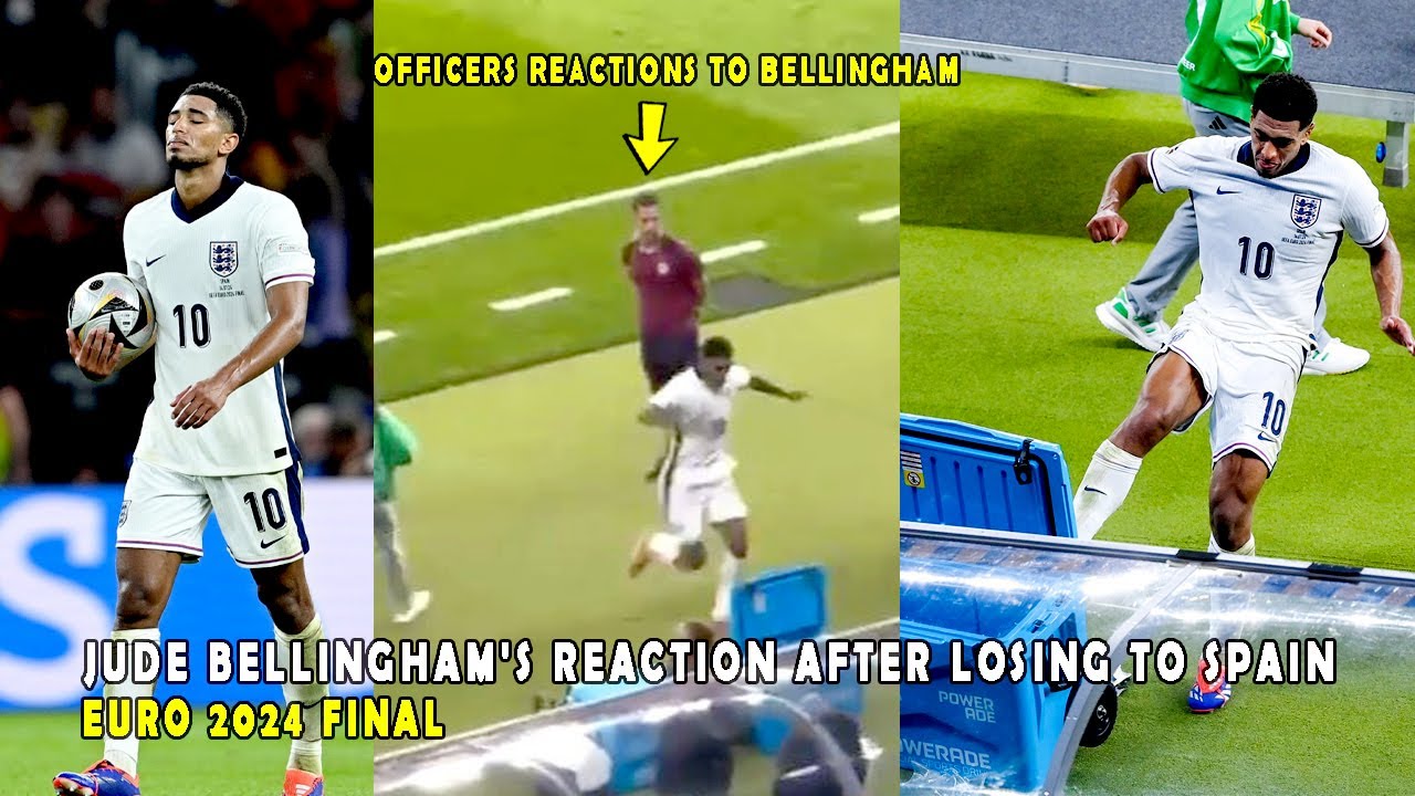 SHOCKING SCENES OF JUDE BELLINGHAM EMOTIONAL OUTBURST AFTER ENGLAND ...