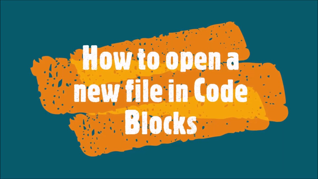 How To Open A File In Code Blocks YouTube how-to-open-a-file-in-code-blocks-youtube