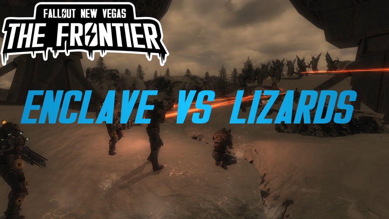 Fallout The Frontier - Enclave Defend Comms Relay against Lizards - YouTube