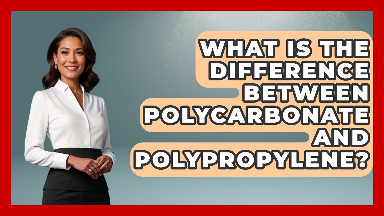 What Is The Difference Between Polycarbonate And Polypropylene ...