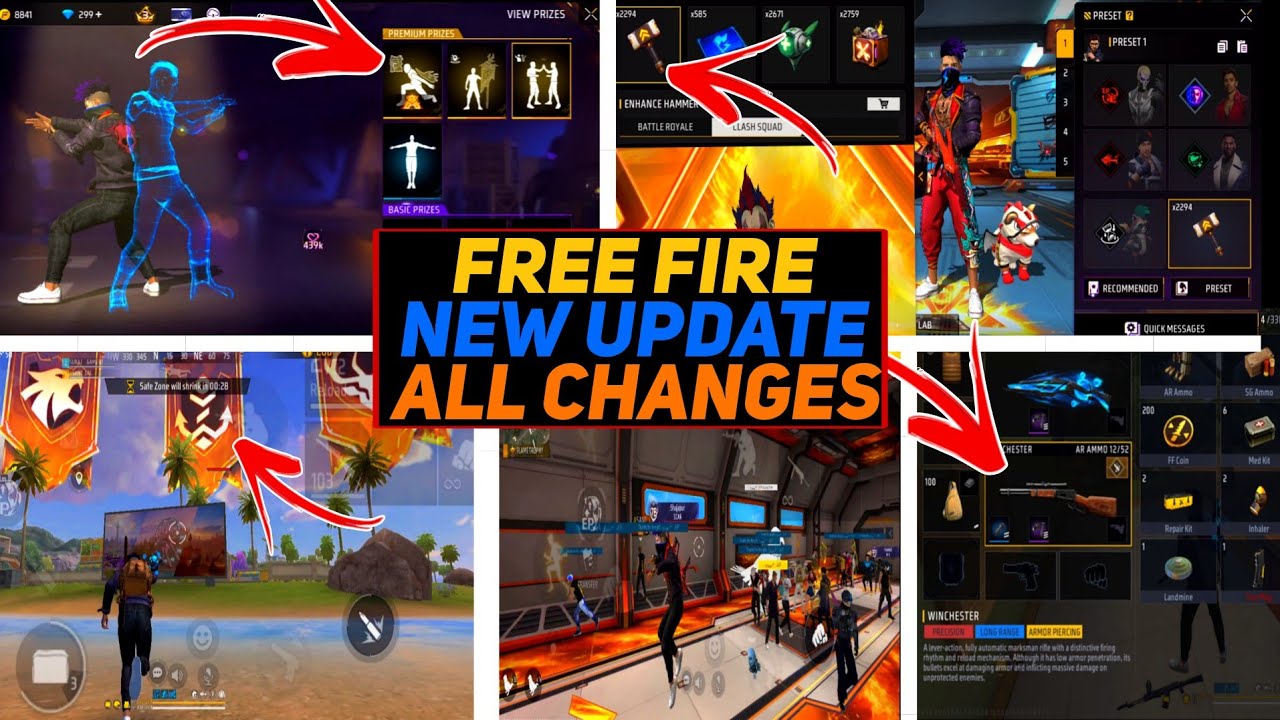 Free Fire OB50 Update: ALL NEW CHANGES , NEW WEAPON, NEW MAP NEW ...