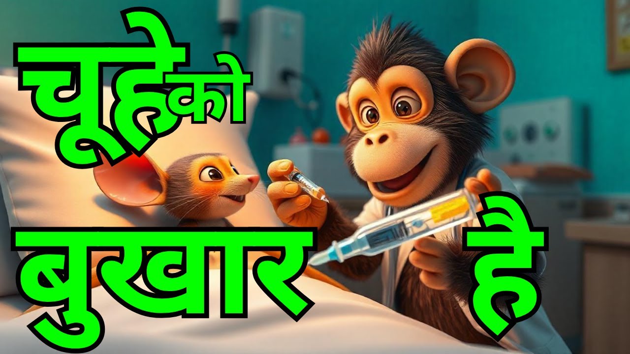 Chuhe Ko Bukhar Hai | Cute Hindi Nursery Rhymes for Kids | SmartSteps Classes - YouTube