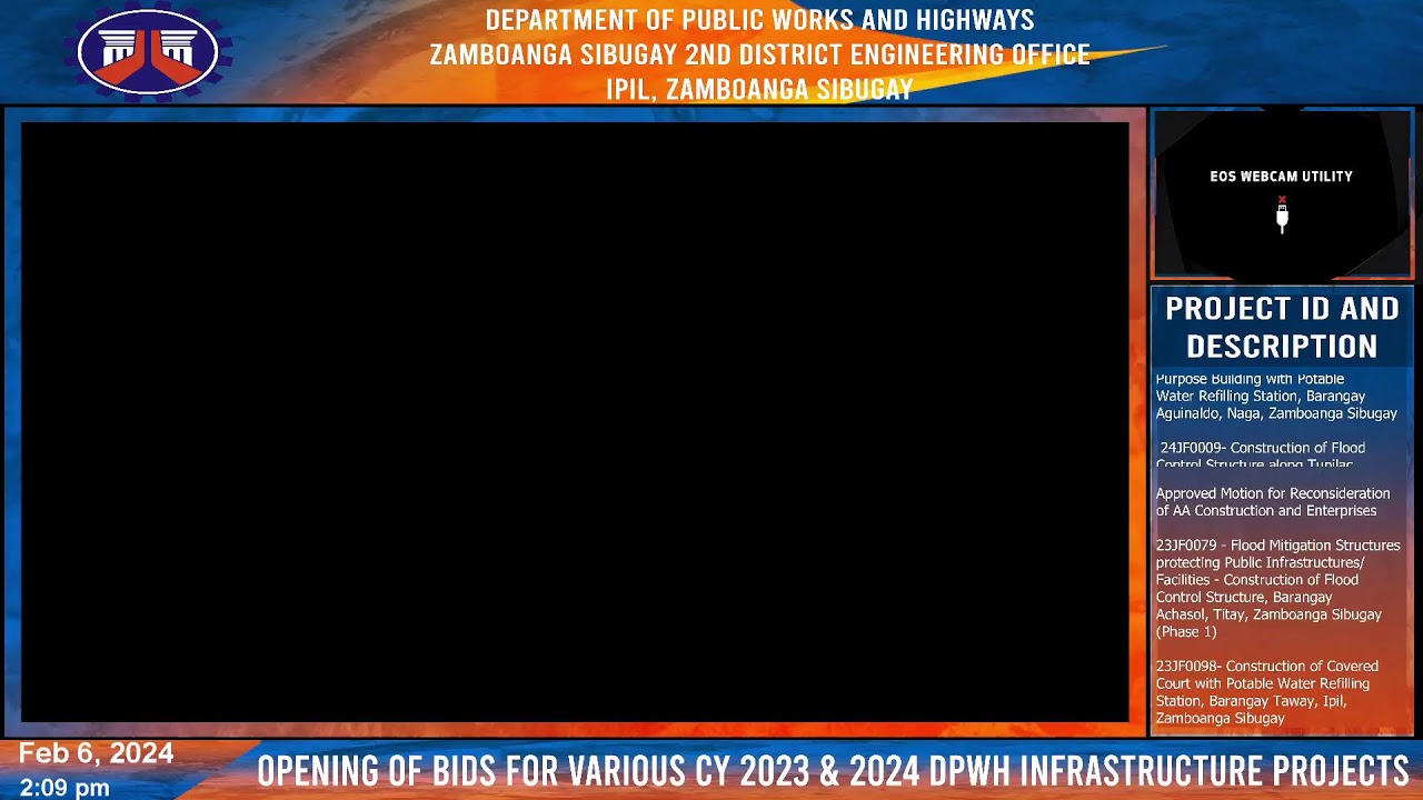 DPWH Zambo Sibugay 2nd DEO Procurement Livestream Live Stream - YouTube