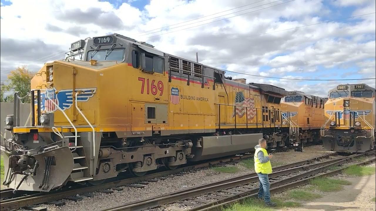 Intenso Movimiento de Locomotoras de Union Pacific En Patio de Piedras Negras " Modelos ...