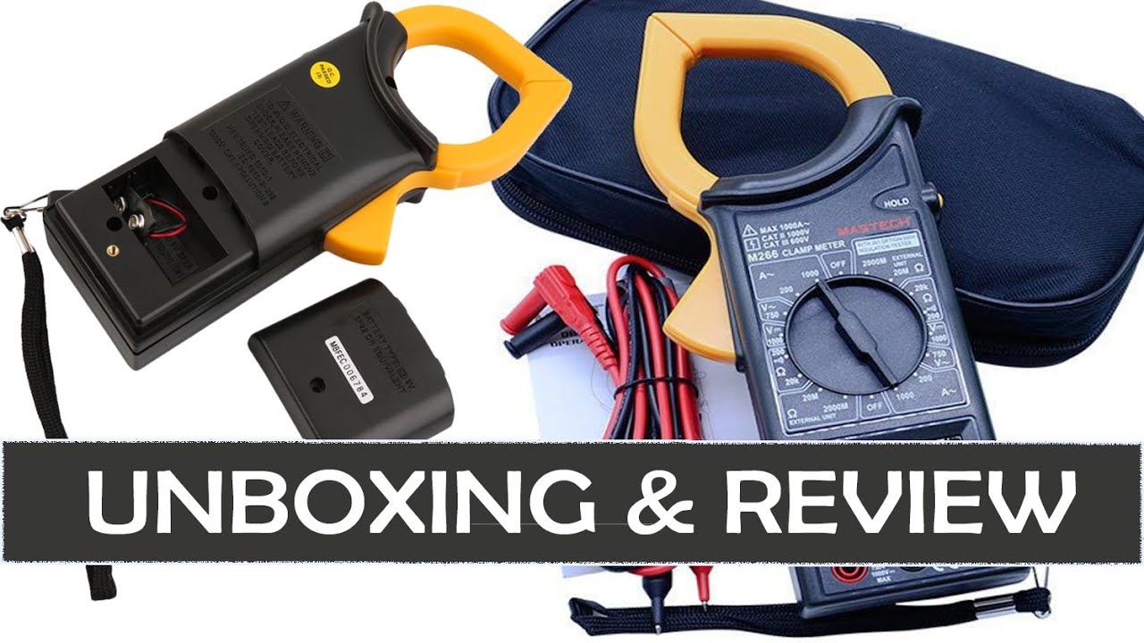 MASTECH M266 Digital AC Clamp Meter- AC/DC Voltage | AC Current ...