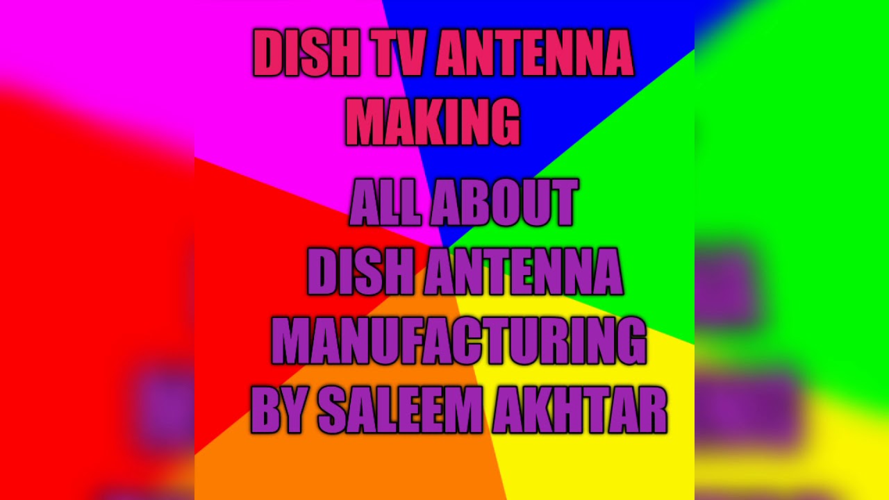 How to make offset parabolic Dish at Home - YouTube