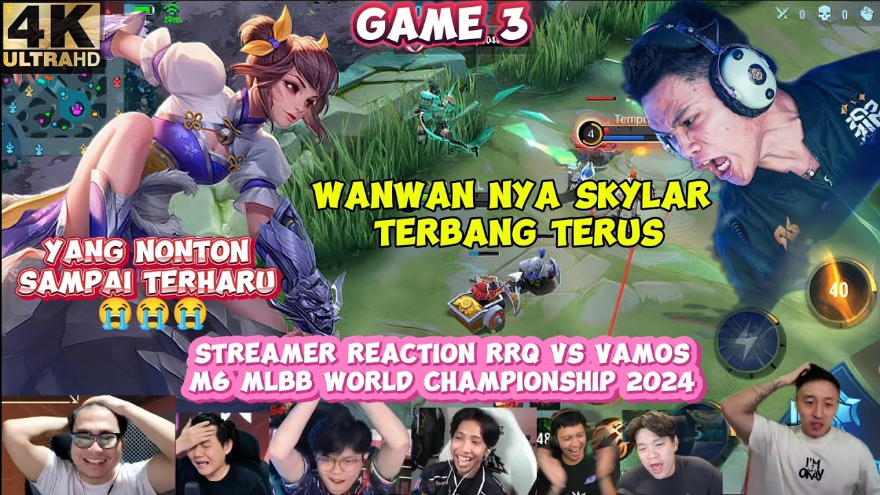 COMBO JUARA RRQ vs VAMOS GAME 3 KEJUARAAN DUNIA MLBB M6 2024 - YouTube