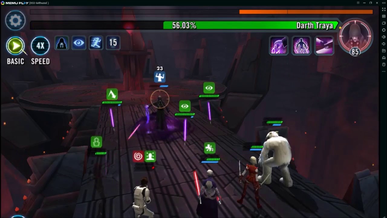 SWGoH: Sith Triumvirate - Tier 6 - Phase 3 - Nuking Darth Traya - YouTube