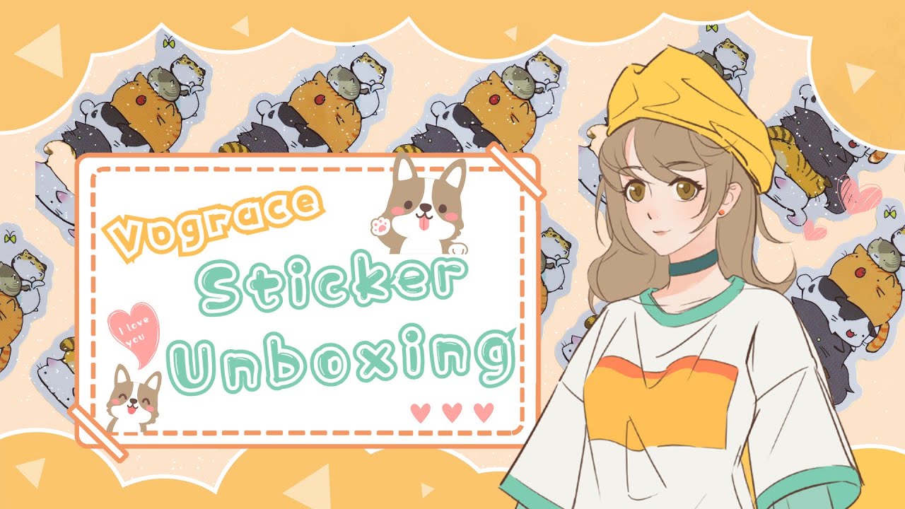 Vograce Sticker Unboxing and review！CHEAP AND NICE! - YouTube