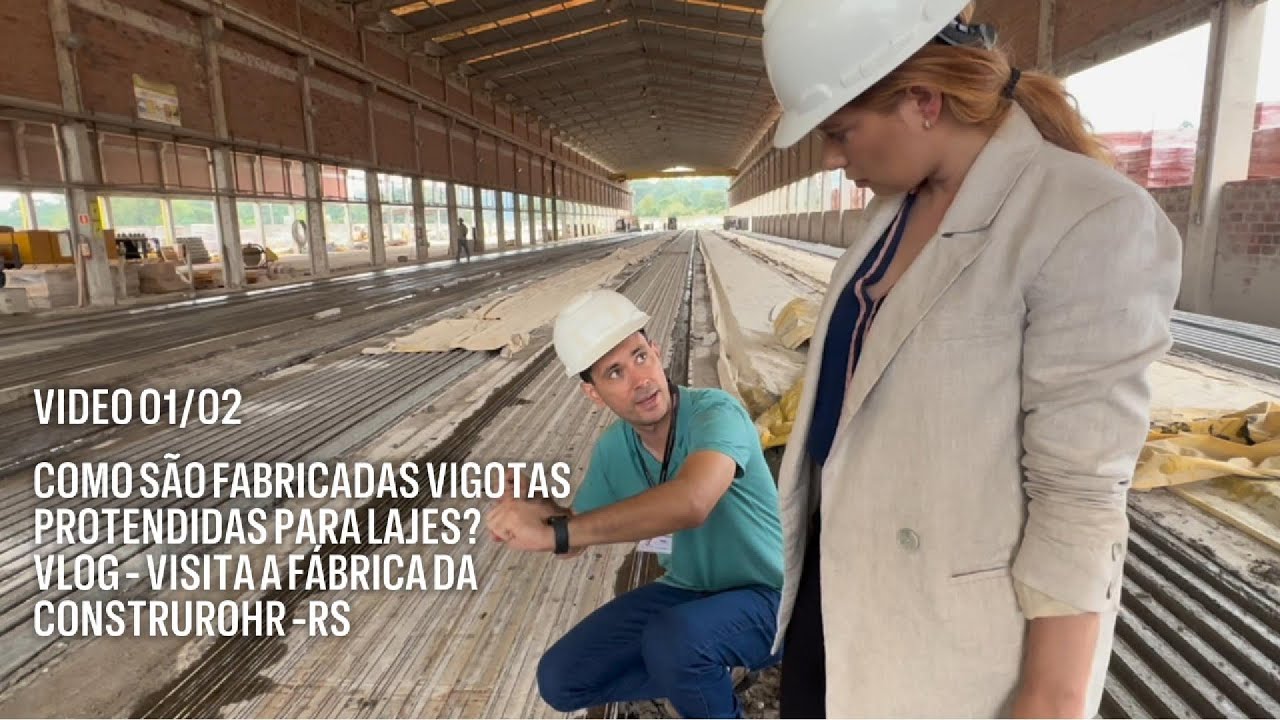 COMO SÃO FABRICADAS AS VIGOTAS PROTENDIDAS PARA LAJES? - YouTube