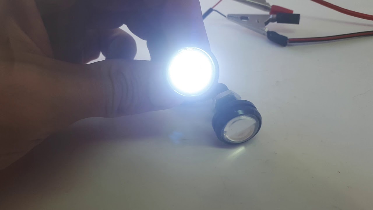 1644 Комплект точечные светодиодные LED огни 6W - YouTube