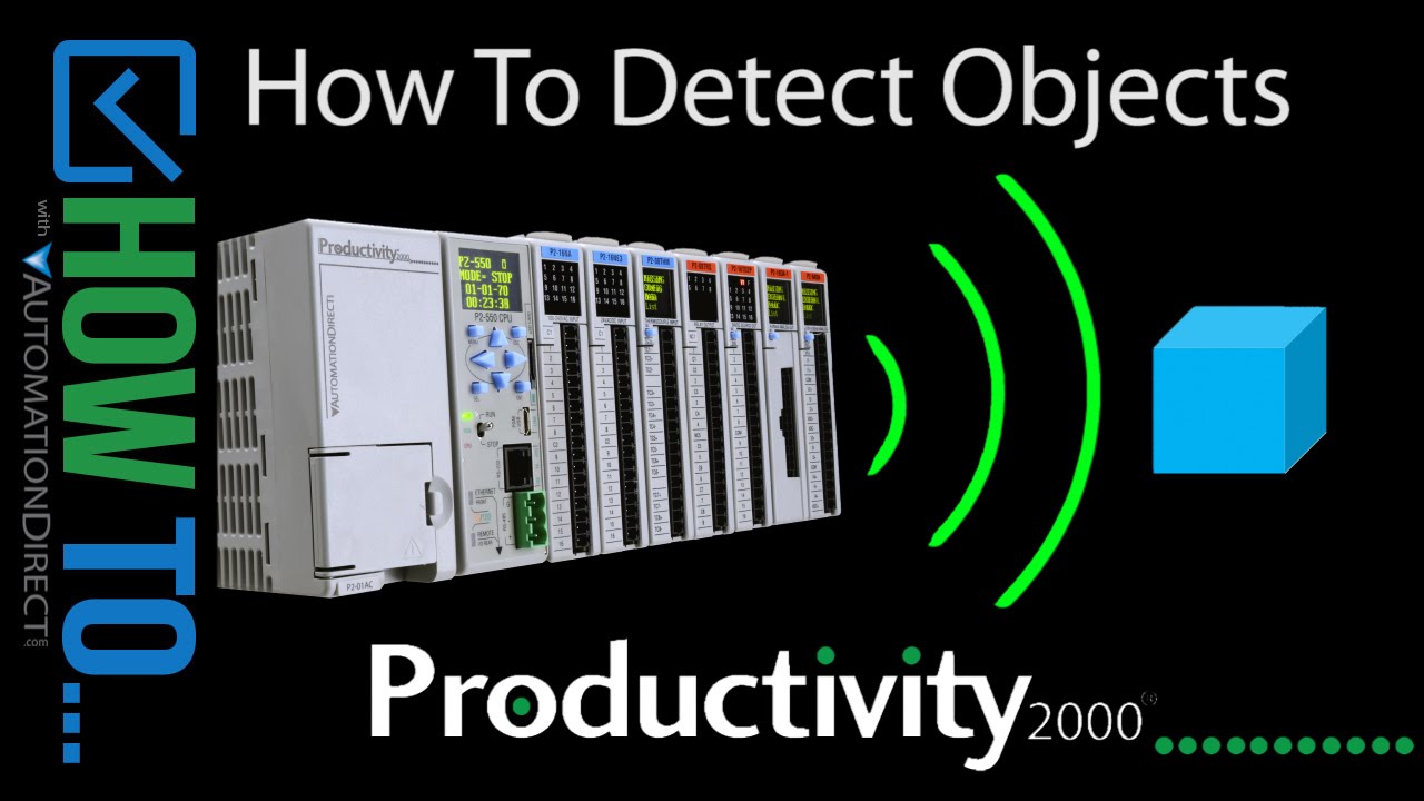 How To Detect Objects With An Automationdirect Productivity Plc Youtube
