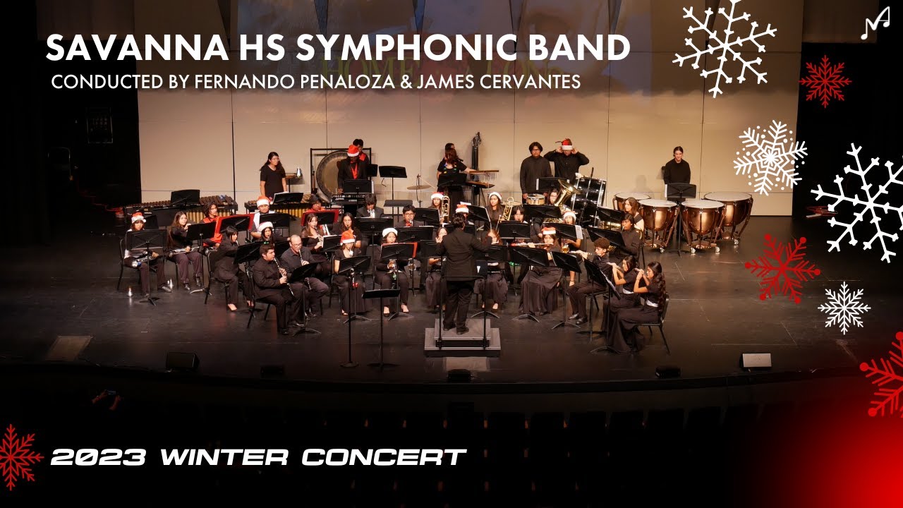 Savanna HS Symphonic Band | 2023 Winter Concert - YouTube