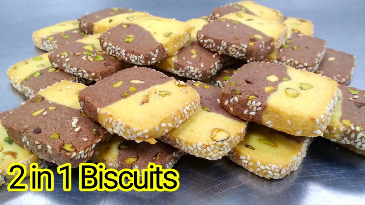 chocolate and vanilla biscuit recipe | biscuits easy recipe - YouTube