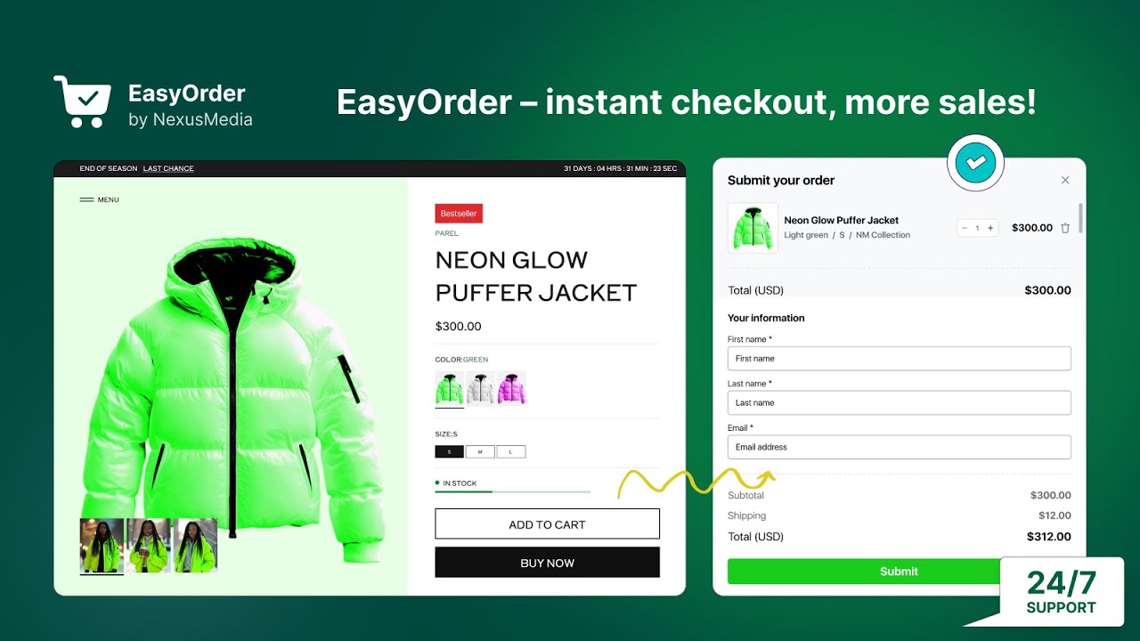 EasyOrder - Quick Order Form | COD for Shopify - YouTube