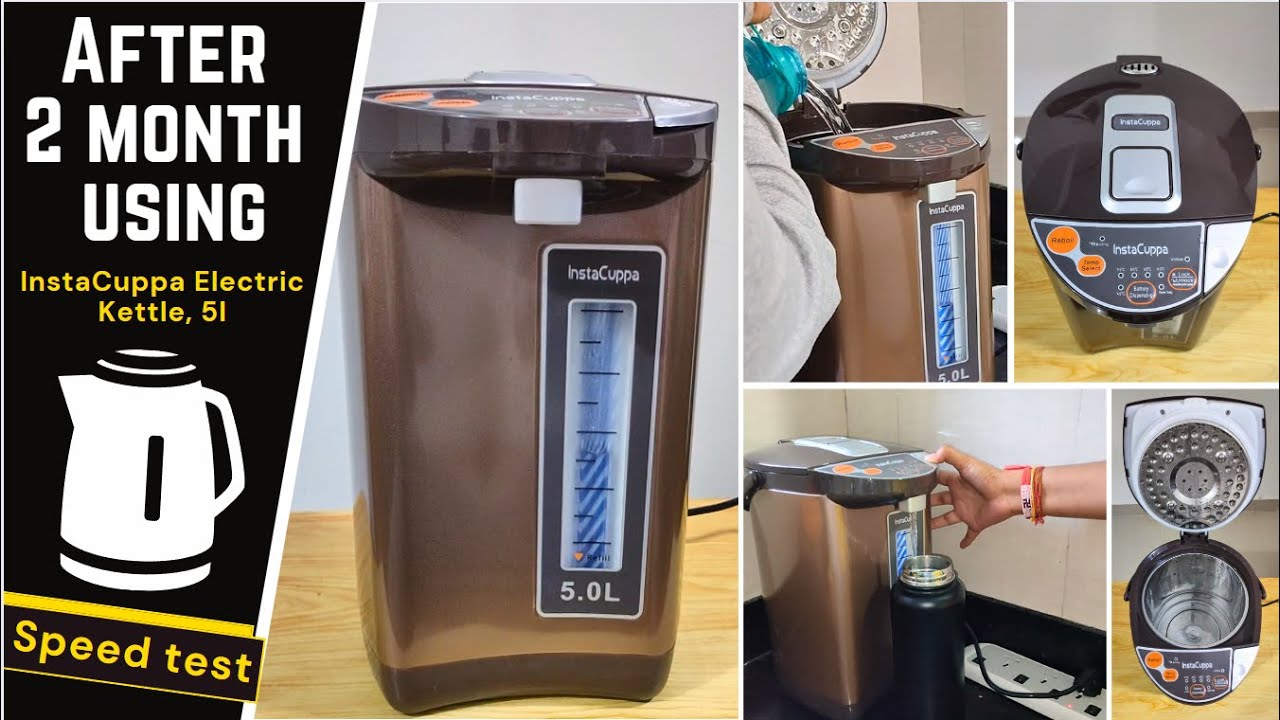 After 2 Month Using InstaCuppa Electric Kettle -Temperature Control 5L ...