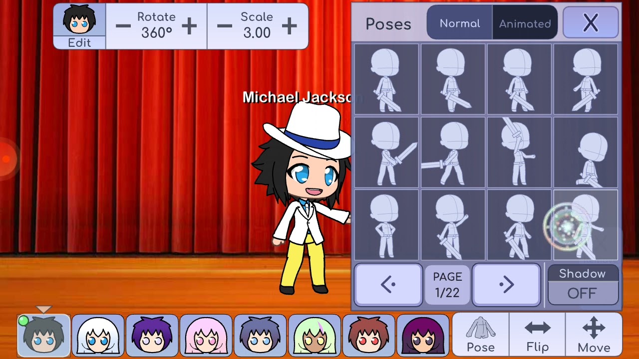 Smooth Criminal Michael Jackson History World Tour Gacha Life - YouTube