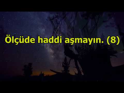 RAHMAN SÜRESİ - Kıraat : Seyyid Abdulhalim Bozkurt