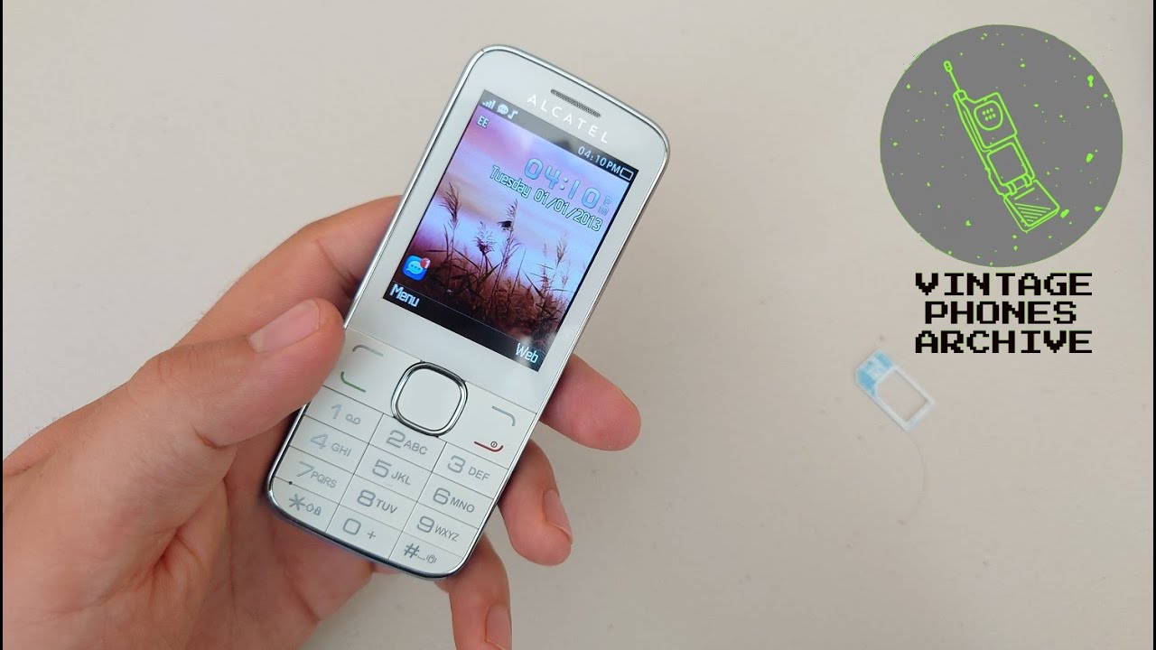Alcatel OT-2005x Mobile phone menu browse, Ringtones, Games, wallpapers ...