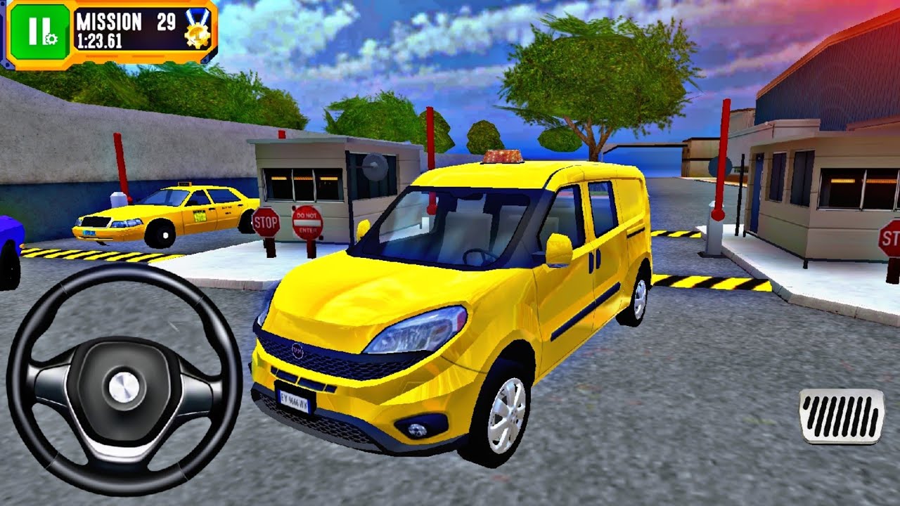 School VAN Driving Simulator // luxury VAN Drive // Mobile Gameplay ...