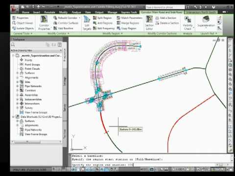 AutoCAD Civil 3D - Corridor Enhancements - YouTube