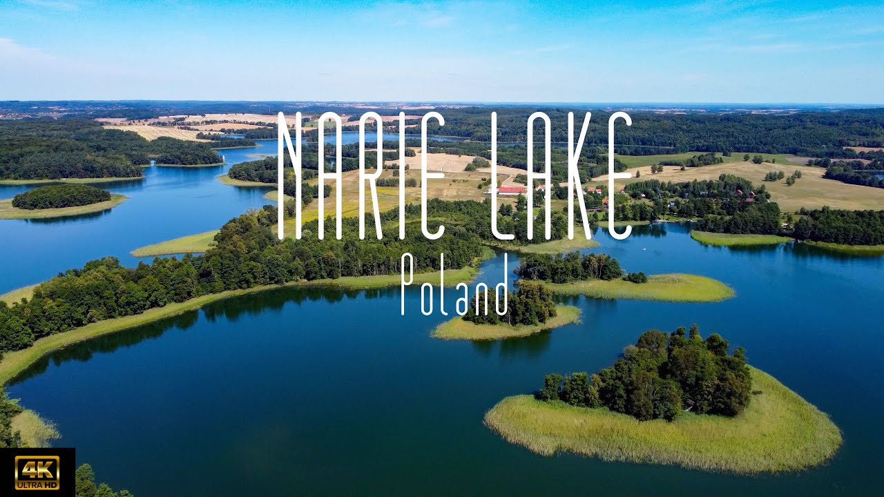 🇵🇱 4K drone video of Narie Lake, Poland. - YouTube