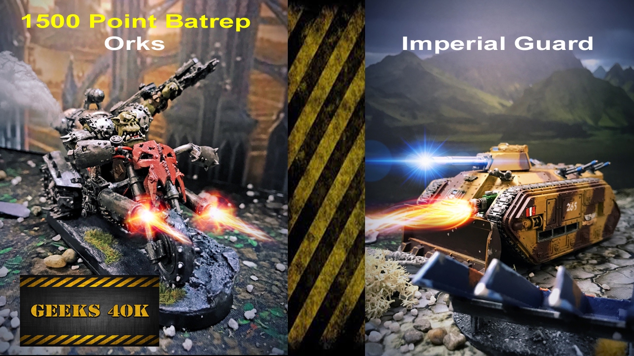 Orks Vs Imperial Guard Warhammer 40K 7th Edition Battle Report - YouTube