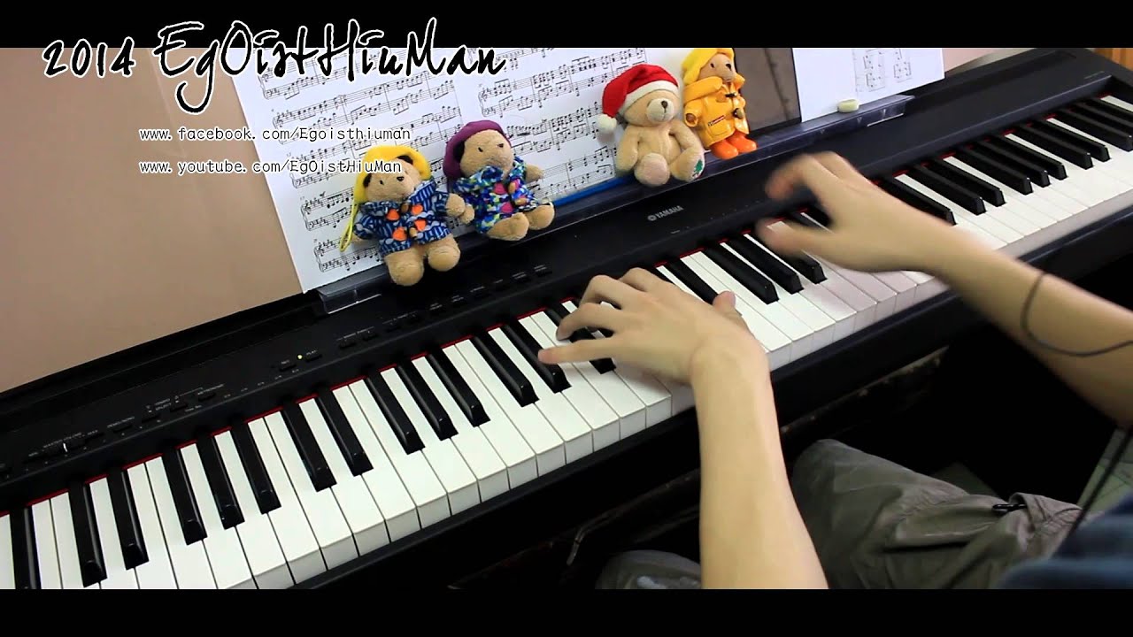 Hanayamata ED-「花雪」(hana yuki) Piano arr.EgOistHiuMan HQ - YouTube