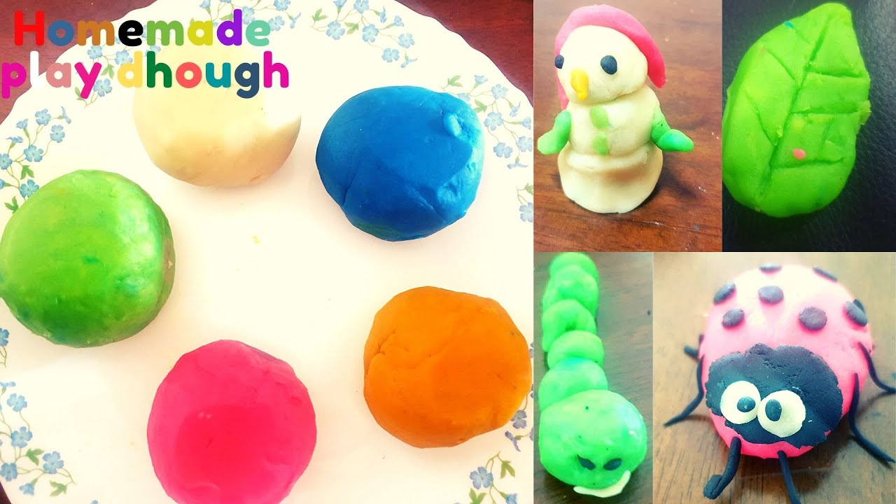 How to make play dough at home|Non Toxic play doh recipe|இனிமேல் இதை ...