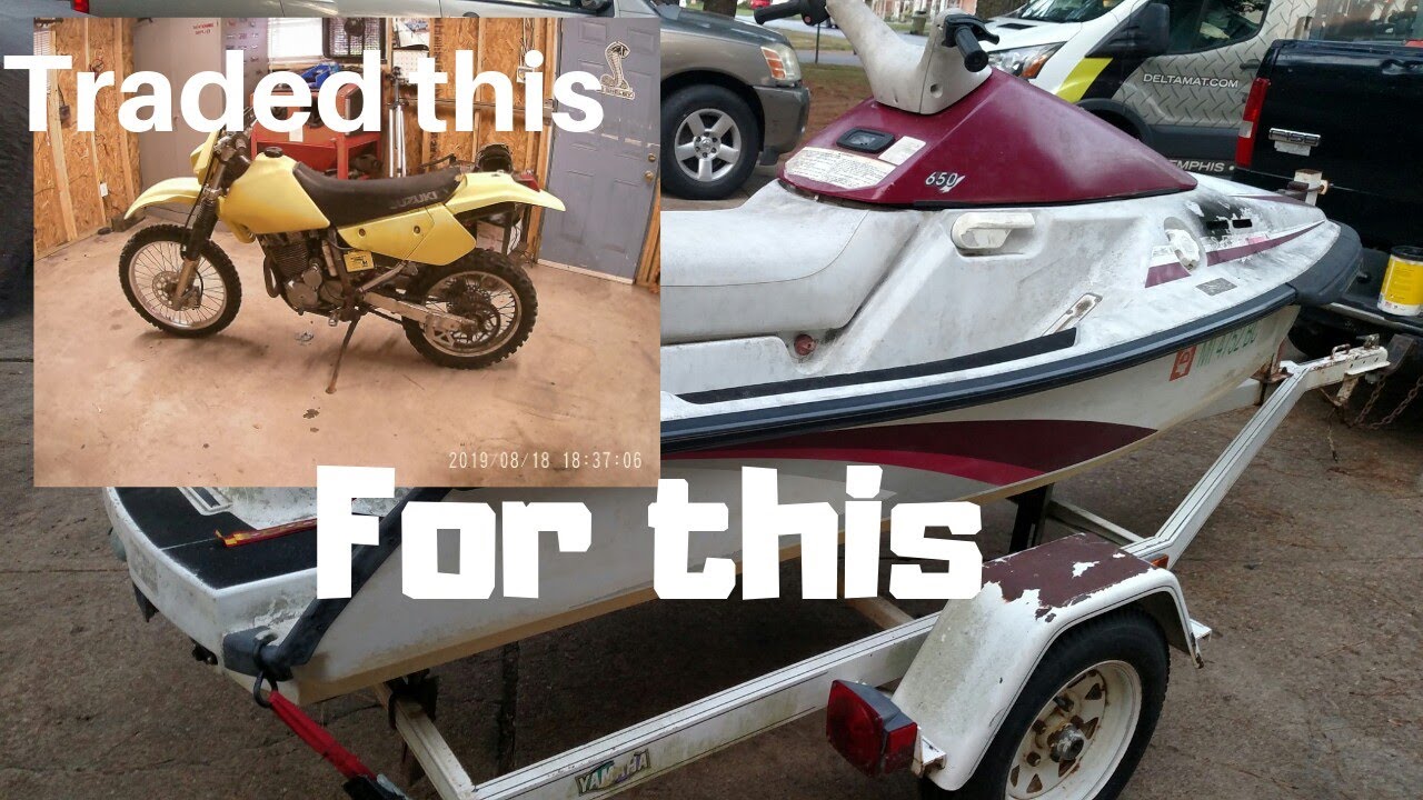 Yamaha wave runner wra 650 q jet ski trade Pt.1 #yamahajetski # ...