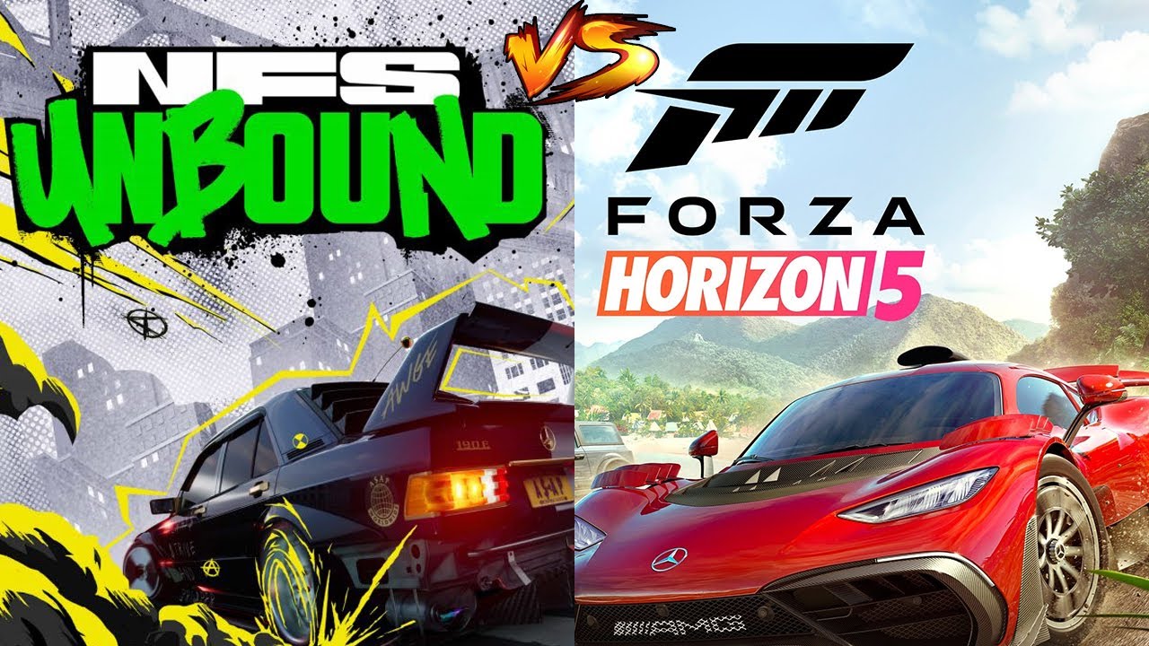 Need For Speed Unbound VS Forza Horizon 5 Comparison video - YouTube