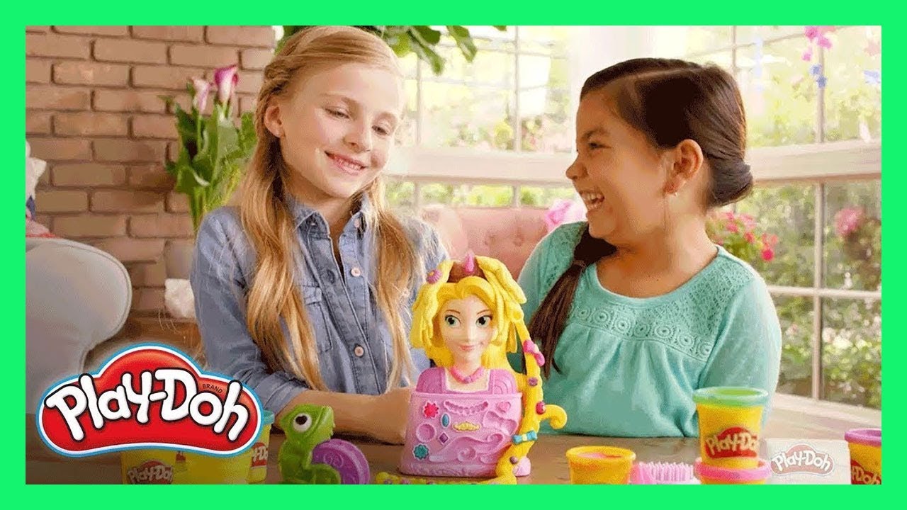 Play-Doh - Rapunzel Style Salon | Official TV Commercial - YouTube