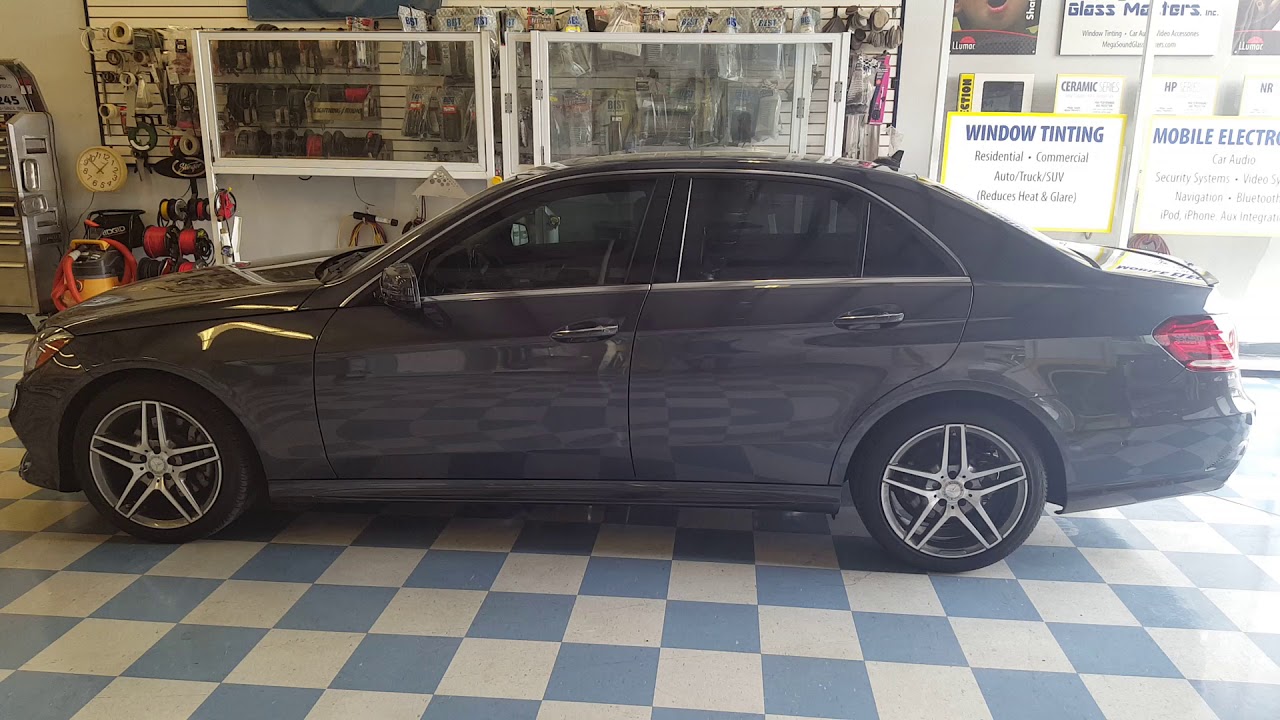 Ceramic Window Tinting Mercedes - YouTube