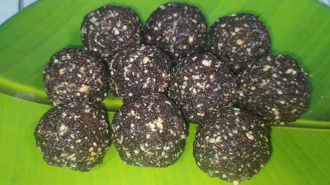 10 minutes healthy sweet || Ragi ladoo || how to make ragi laddoo ...