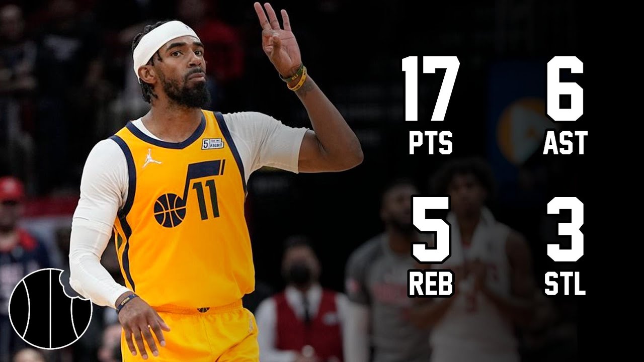 Mike Conley Highlights | Spurs vs. Jazz | 26th Dec 2022 - YouTube